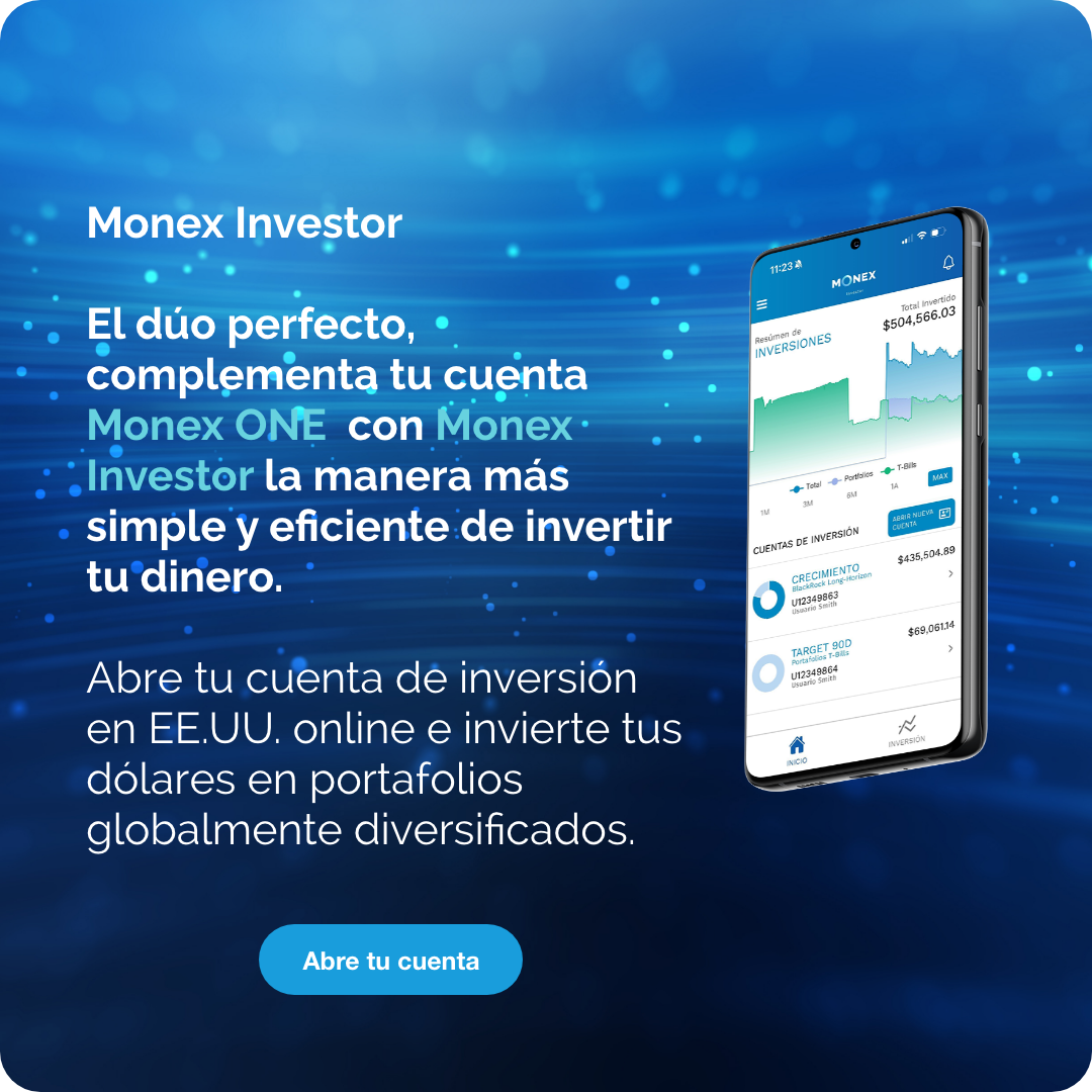 Utiliza la Cuenta Multidivisa Monex ONE®